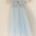 Light Blue Tulle Flower Girl Dress, Easter Girls Dress, Spring Flower ...