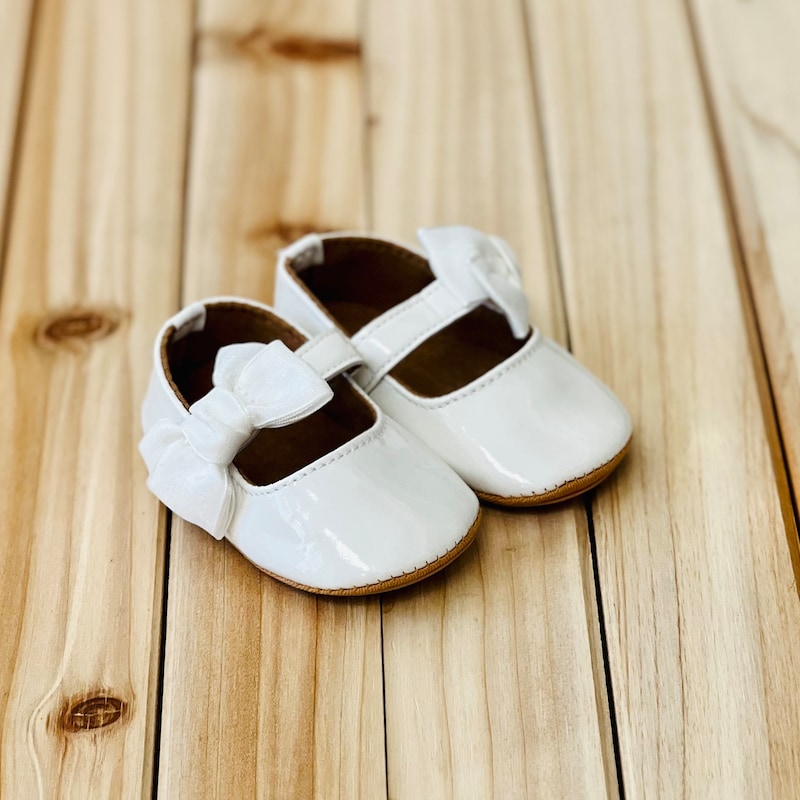 White Baby Shoes - Etsy