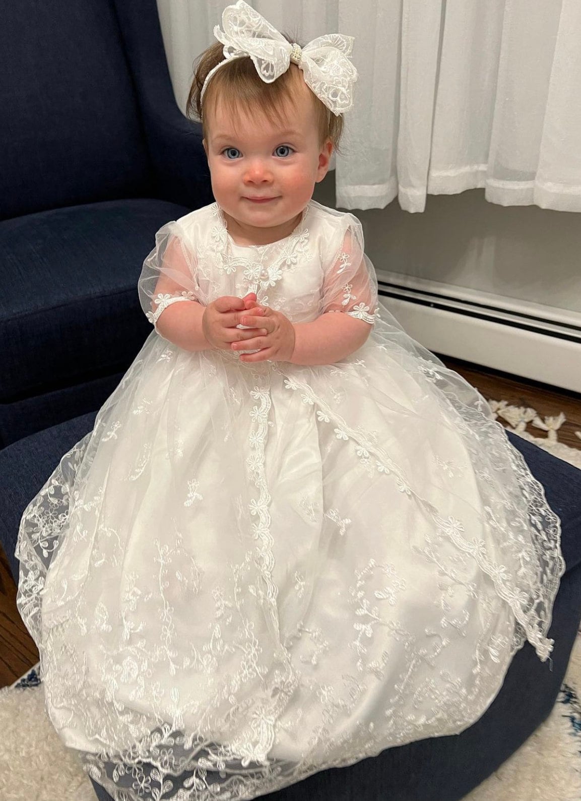 Lace Baby Baptism Dress Baby Girls Christening Gown Complete - Etsy