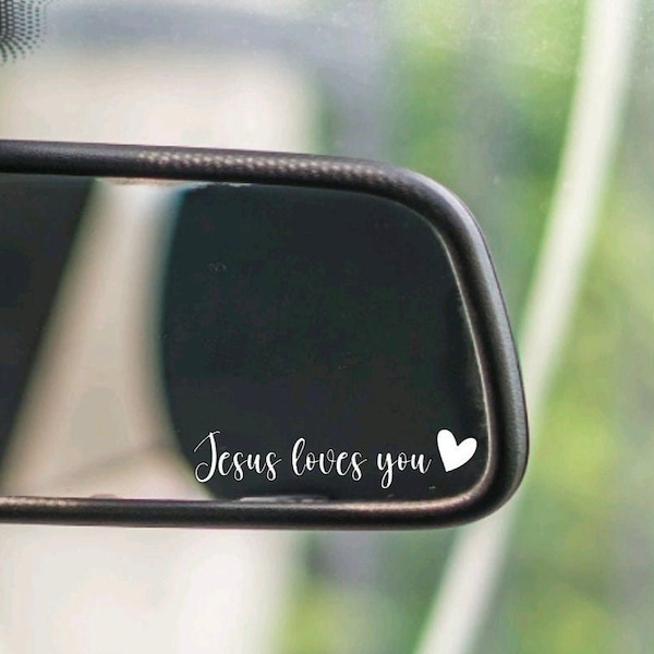 Jesus Loves You Heart Stickers - Etsy