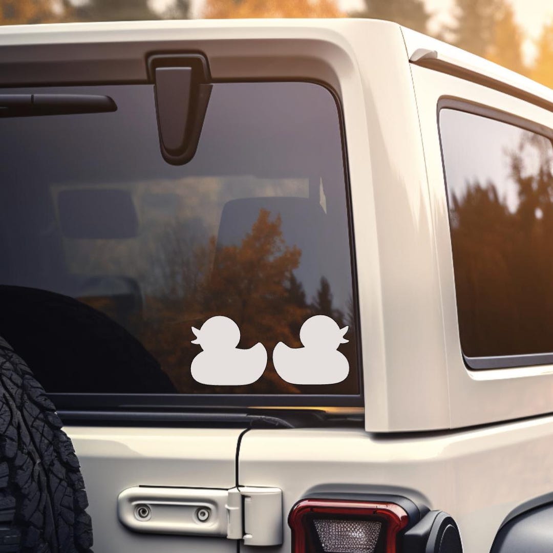 Set of 2 Duck Decals for Jeep, Car Decal, Gift for Jeep Owner, Birthday ...