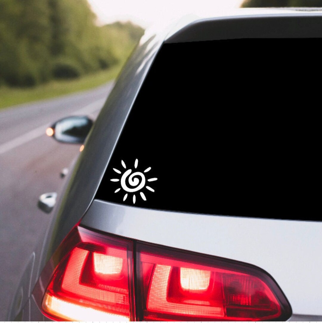 Sun Vinyl Die Cut Decal|window Decal|car|truck|jeep|sun Lover Decal ...