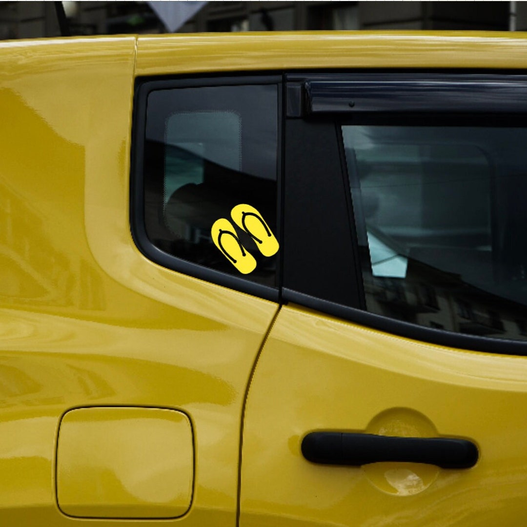 Flip Flops Vinyl Die Cut Decal|birthday Gift|gift for Her|car Window ...
