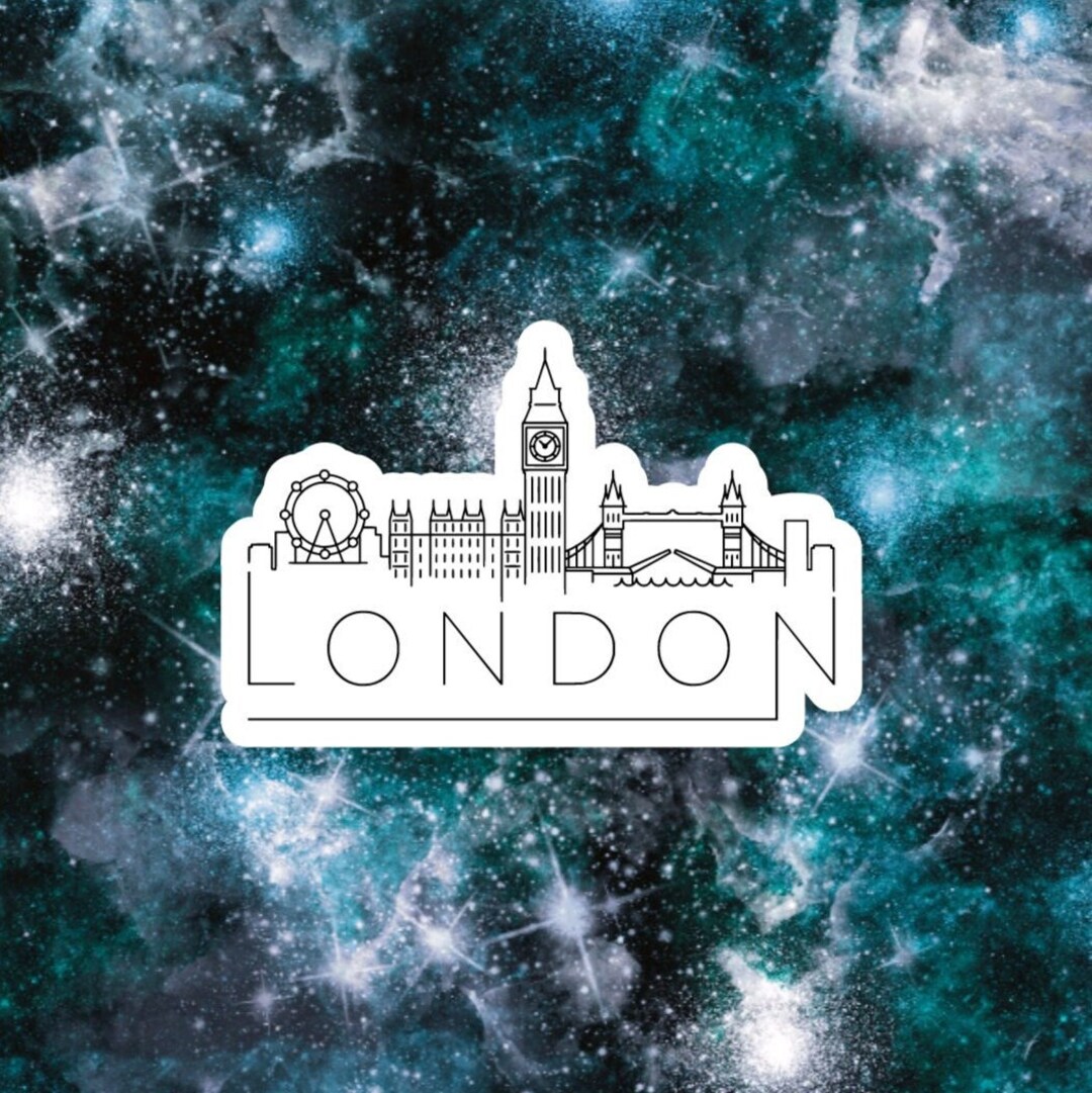 London City Skyline Vinyl Die Cut Sticker|water Resistant|best Friend ...