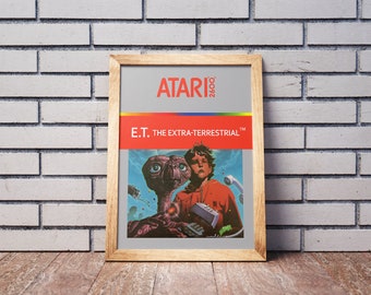 Atari 2600 Video Game Box Art Reproduction Four 8.5x11 Poster Prints ...