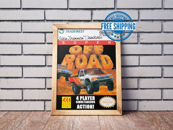 Vintage NES Game Box Art Poster off Road - Etsy