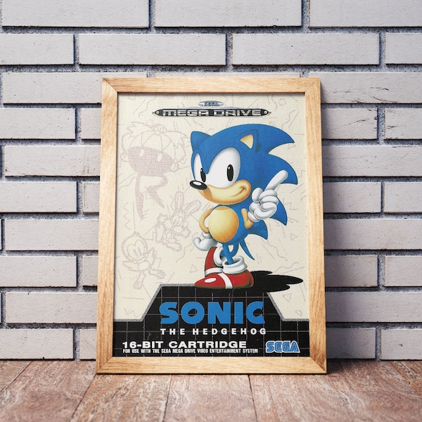 Sonic Poster - Etsy