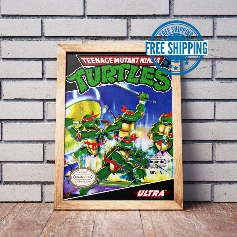 Ninja Turtle Poster - Etsy