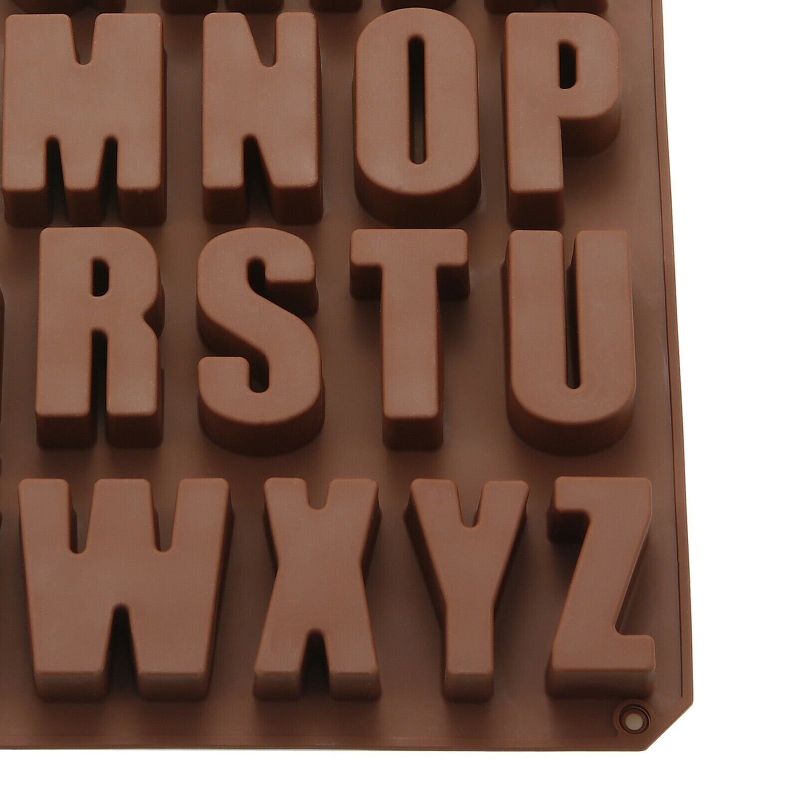 Silicone Alphabet Letter Pudding Bakeware Mould Cake Chocolate Ice ...