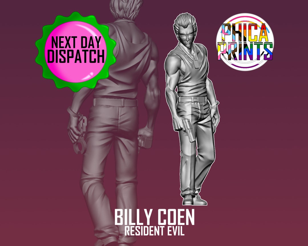 Billy Coen 32mm resident Evil board Game FANART D&D tabletop RPG vaultz ...