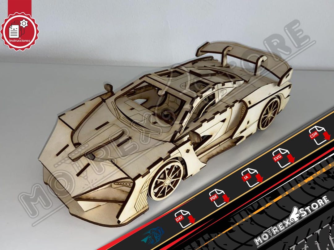 Buy Mclaren Senna Cnc Laser Cut Dxf, Ai, Cdr, Pdf, Svg Files. Etc ...