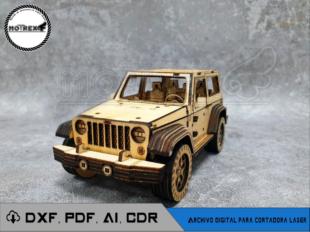 Jeep Wrangler 3mm Cnc Laser Cut File - Etsy UK