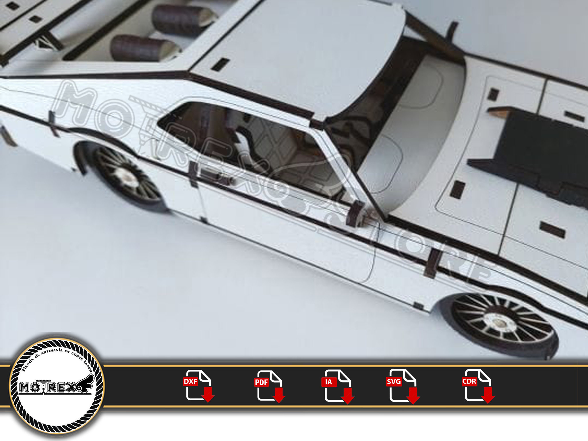 Ford Mustang Cnc Laser Cut Dxf, Ai, Cdr, Pdf, Svg Files. Etc - Etsy