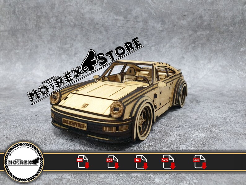 Porche 964 Turbo Cnc Laser Cut Dxf, Ai, Cdr, Pdf, Svg. Etc - Etsy