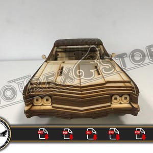 Chevrolet Impala 1967 Cnc Laser Cut Dxf, Ai, Cdr, Pdf, Svg Files. Etc ...