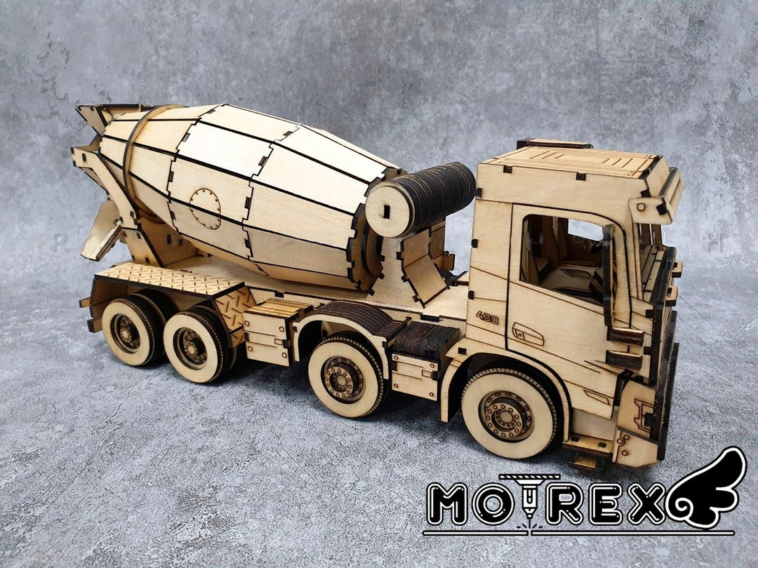 Volvo 430 Mixer Truck Files Cnc Laser Cut Files, Ai, Dxf, Svg, Cdr, Pdf ...