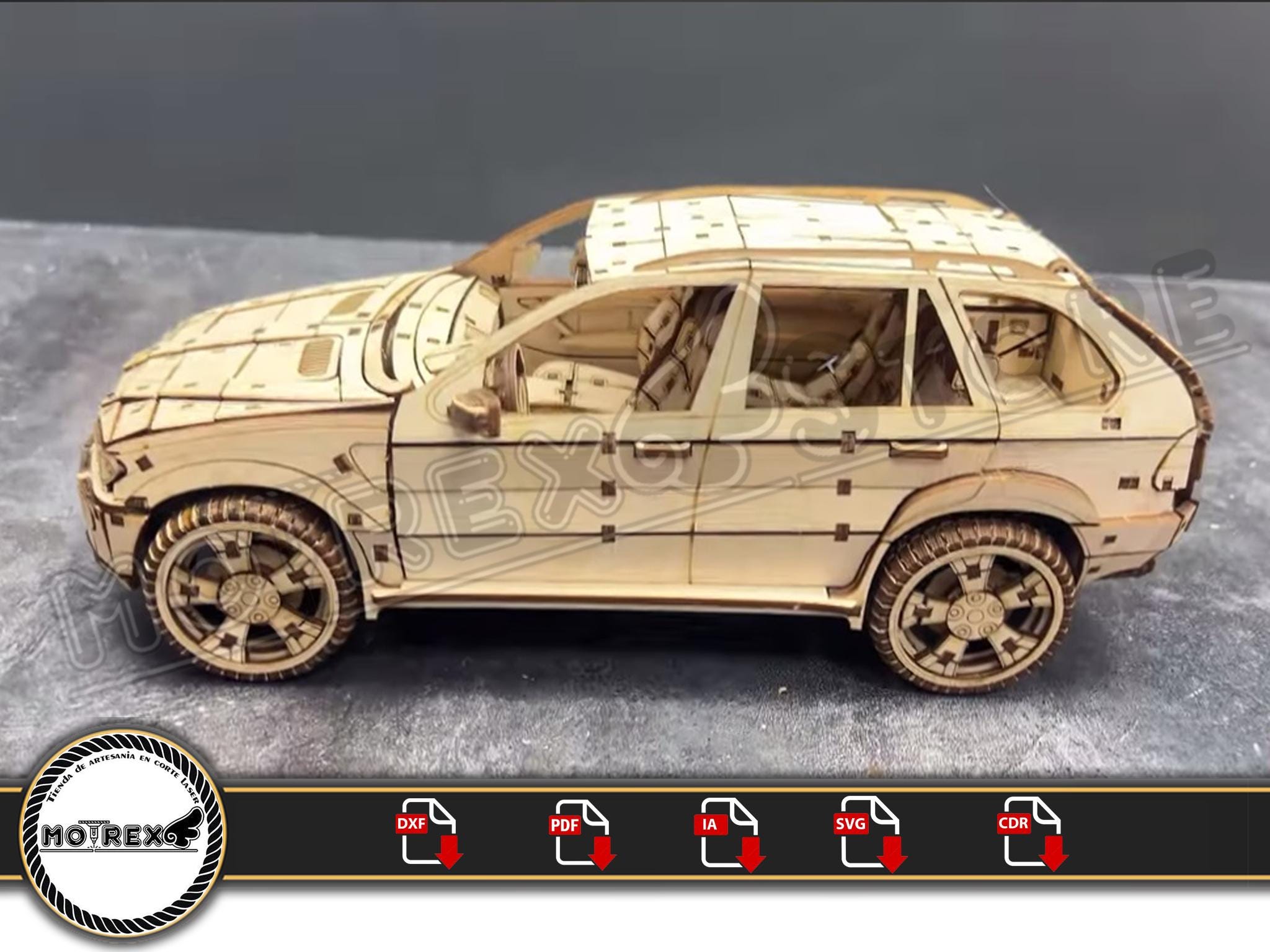BMW X5 E53 Cnc Laser Cut Dxf, Ai, Cdr, Pdf, Svg Files. Etc - Etsy