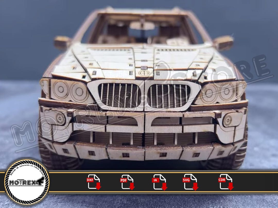 Archivos BMW x5 E53 cnc laser cut Dxf, Ai, Cdr, Pdf, Svg. Etc - Etsy España