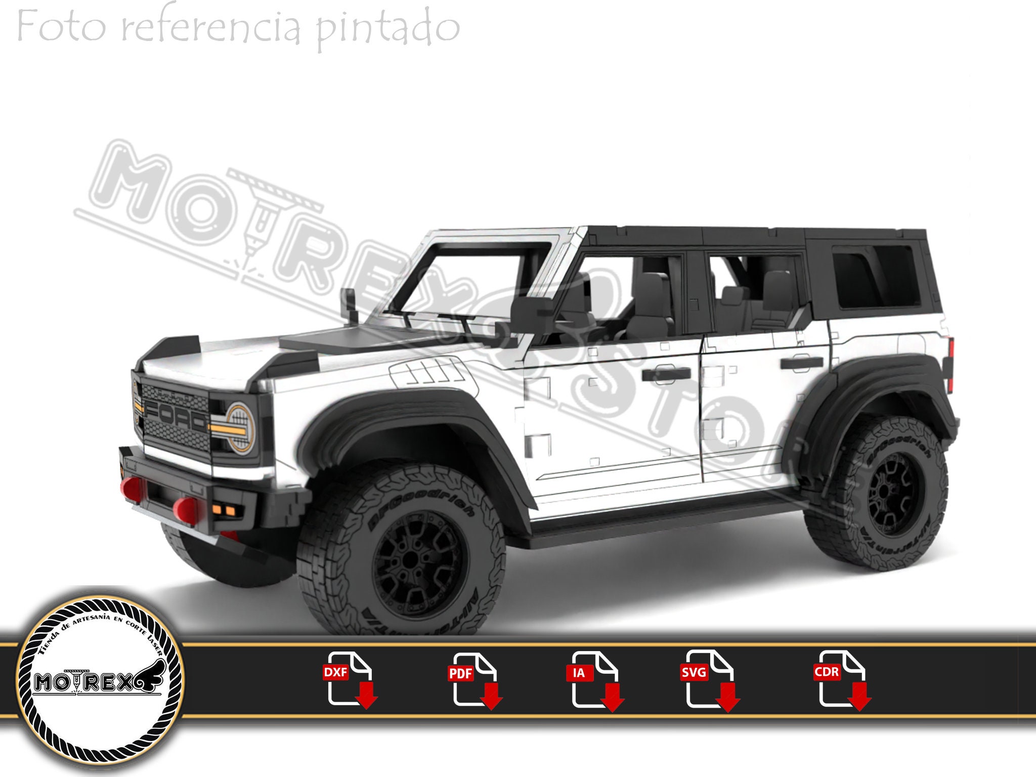Ford Bronco Sport Cnc Laser Cut Dxf, Ai, Cdr, Pdf, Svg Files. Etc - Etsy