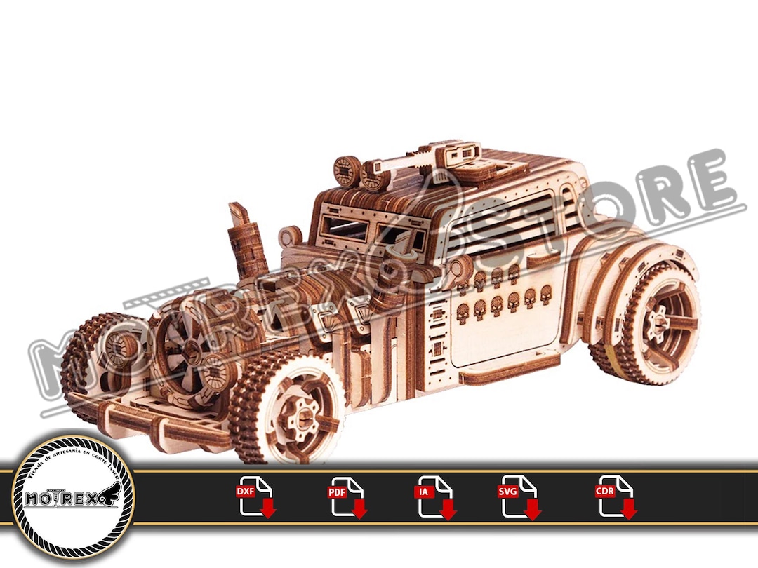 Auto Mad Max 3mm Modified Cnc Laser Cut Dxf, Ai, Cdr, Pdf, Svg Files ...