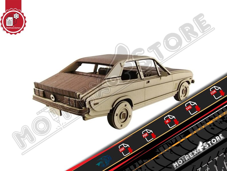Holden Monaro Gts 3mm Cnc Laser Cut File Dxf, Ai, Cdr, Pdf, Svg Files ...
