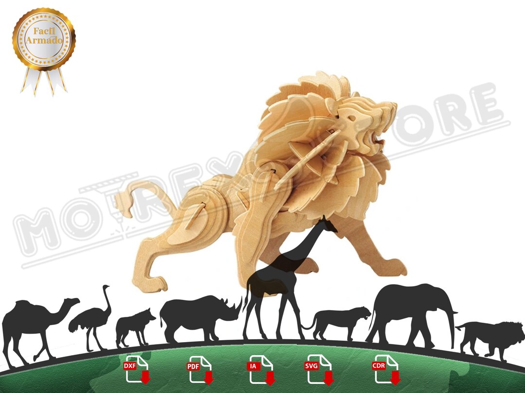 Leon 3mm Cnc Laser Cut Dxf, Ai, Cdr, Pdf, Svg Files. Etc - Etsy