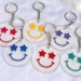 Smiley Face Keychain | Smiley Face Acrylic Keychain | Keychains for ...