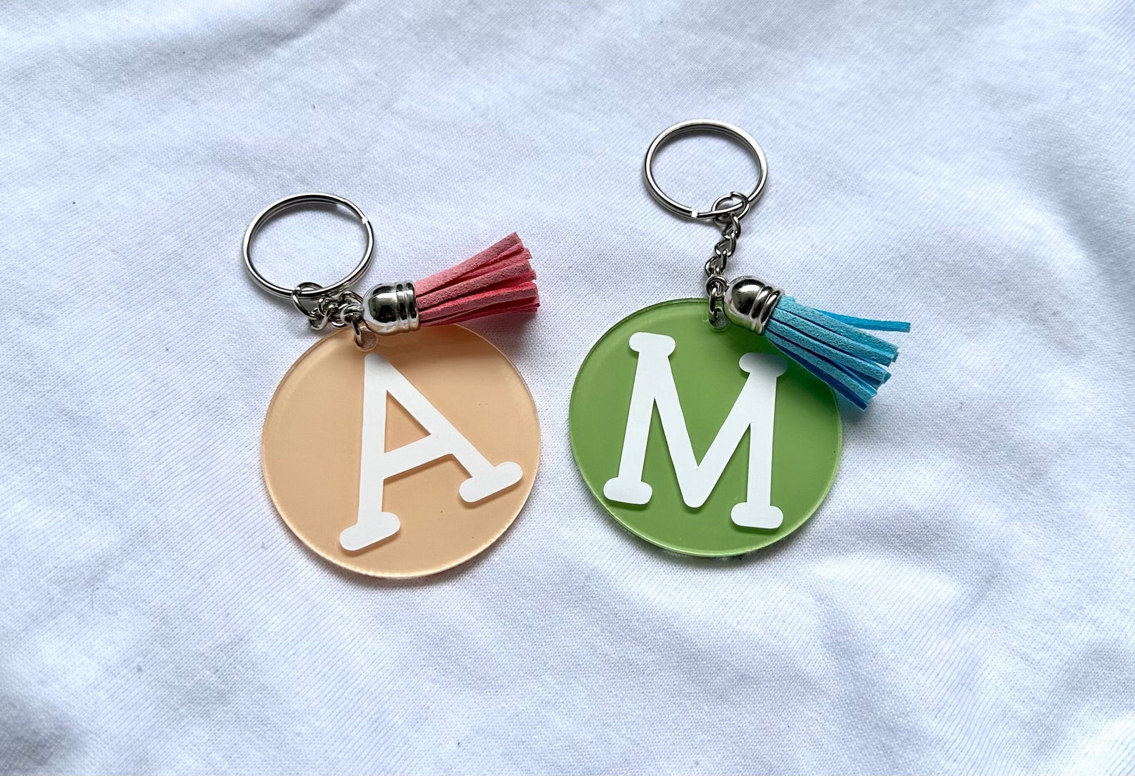 Personalized Letter Backpack Name Tags With Tassel | Diaper Bag Name ...