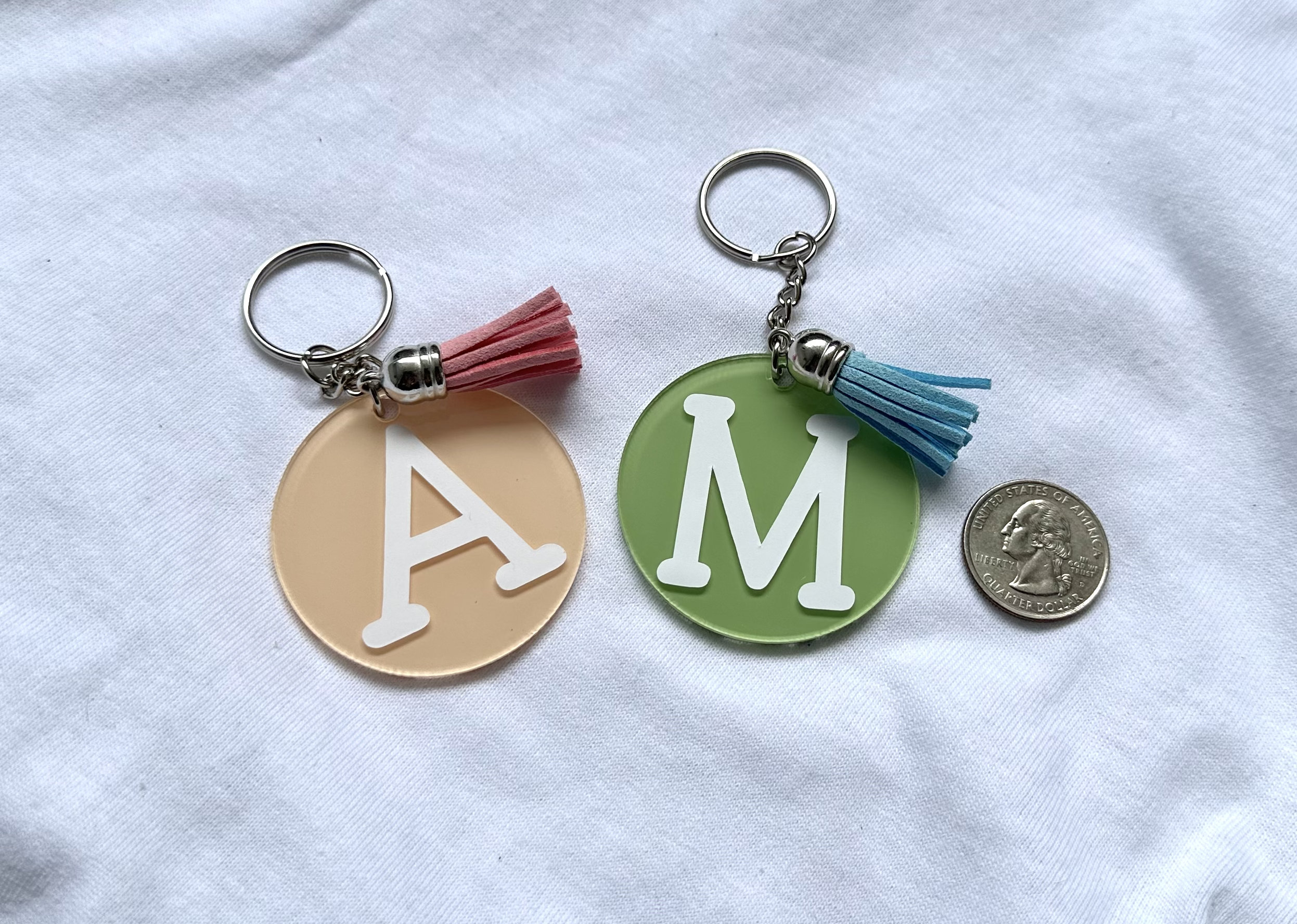 Personalized Letter Backpack Name Tags With Tassel | Diaper Bag Name ...