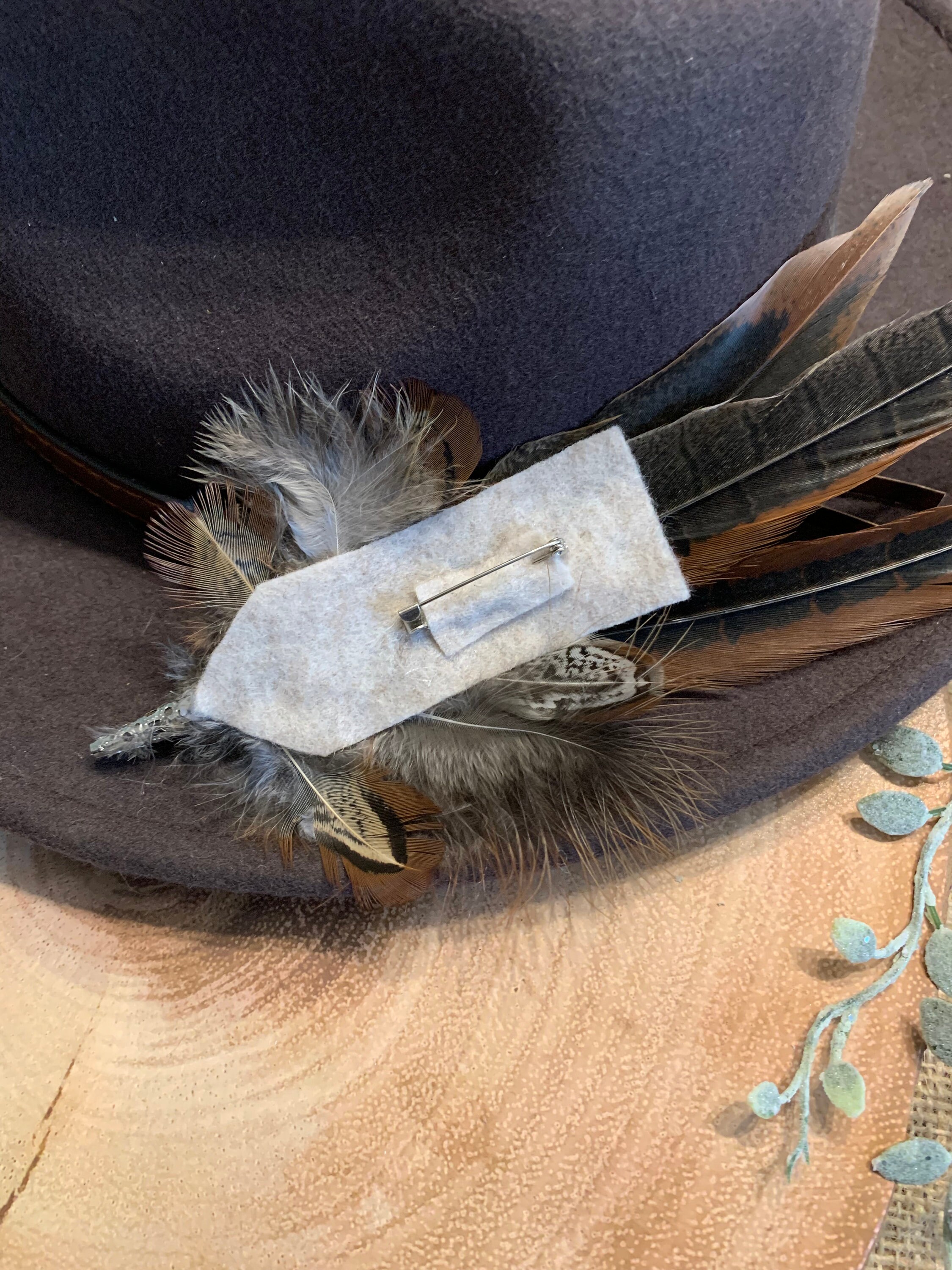 Pheasant Feather Hat Pin - Etsy UK