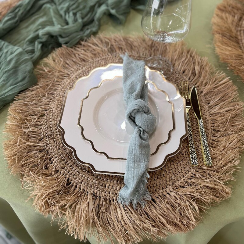 Woven Fringe Placemat - Etsy