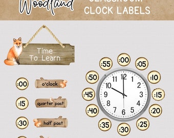 Printable 2d Shape Posters Woodland Theme Classroom Decor - Etsy