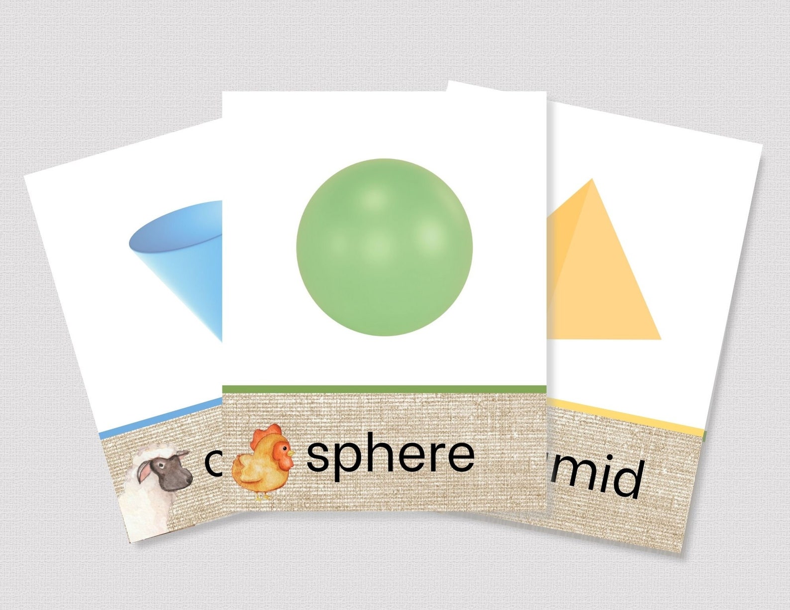 FARM THEME 2D and 3D Shapes Posters for Classroom, Set of 21 Printable ...