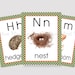 WOODLAND ALPHABET POSTERS, Printable Woodland Theme, Alphabet Classroom ...