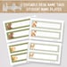WOODLAND DESK Name Tags, Printable Woodland Desk Name Plates, Classroom ...