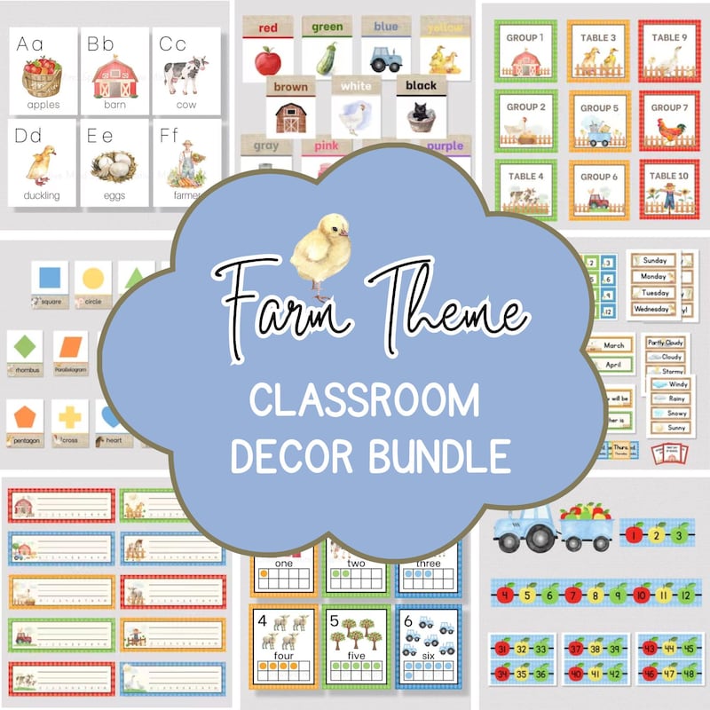 Class Room Decor Farm - Etsy
