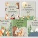 WOODLAND Motivational Posters for Classroom, Printable Woodland Mindset ...