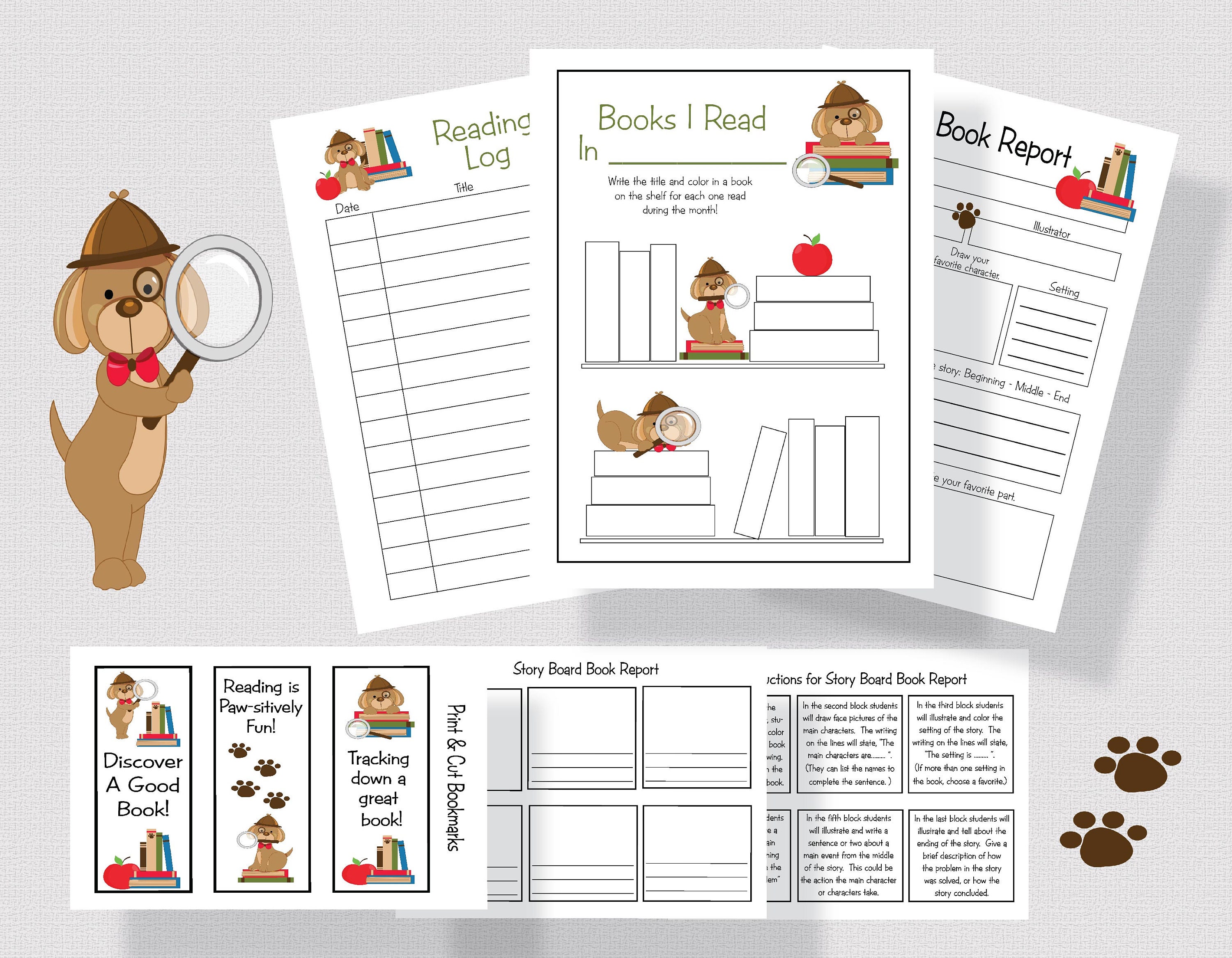 Printable Reading Log Form