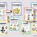LITERATURE GENRE POSTERS for Classroom, Printable Library Genre Posters ...