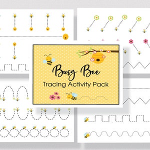 PRESCHOOL LINE TRACING Busy Book, Preschool Tracing Activitiy Book, Pre ...