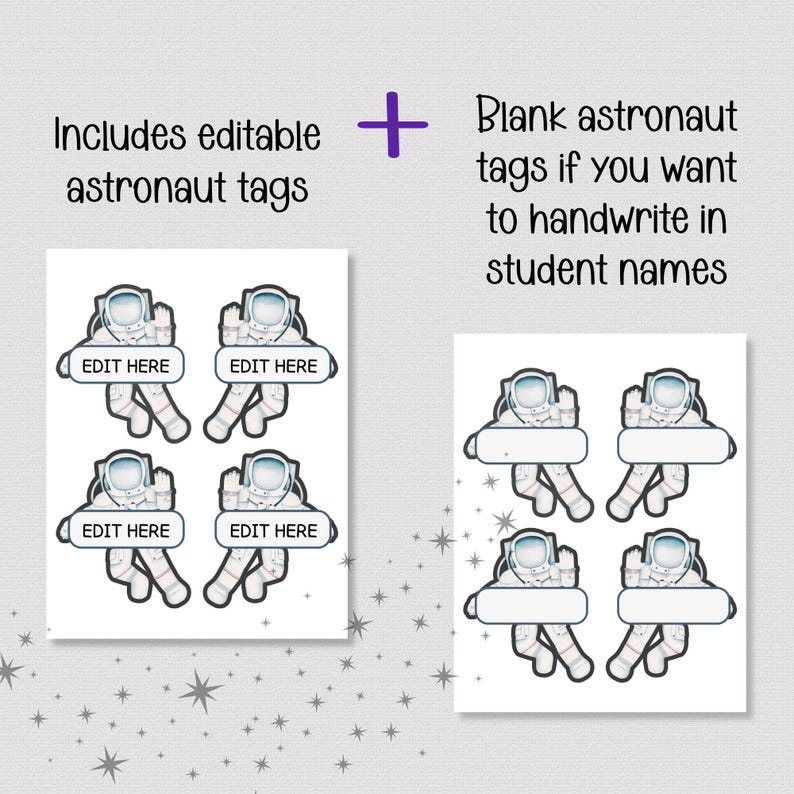 SPACE CLASSROOM JOBS Display, Printable Classroom Jobs Chart, Editable ...