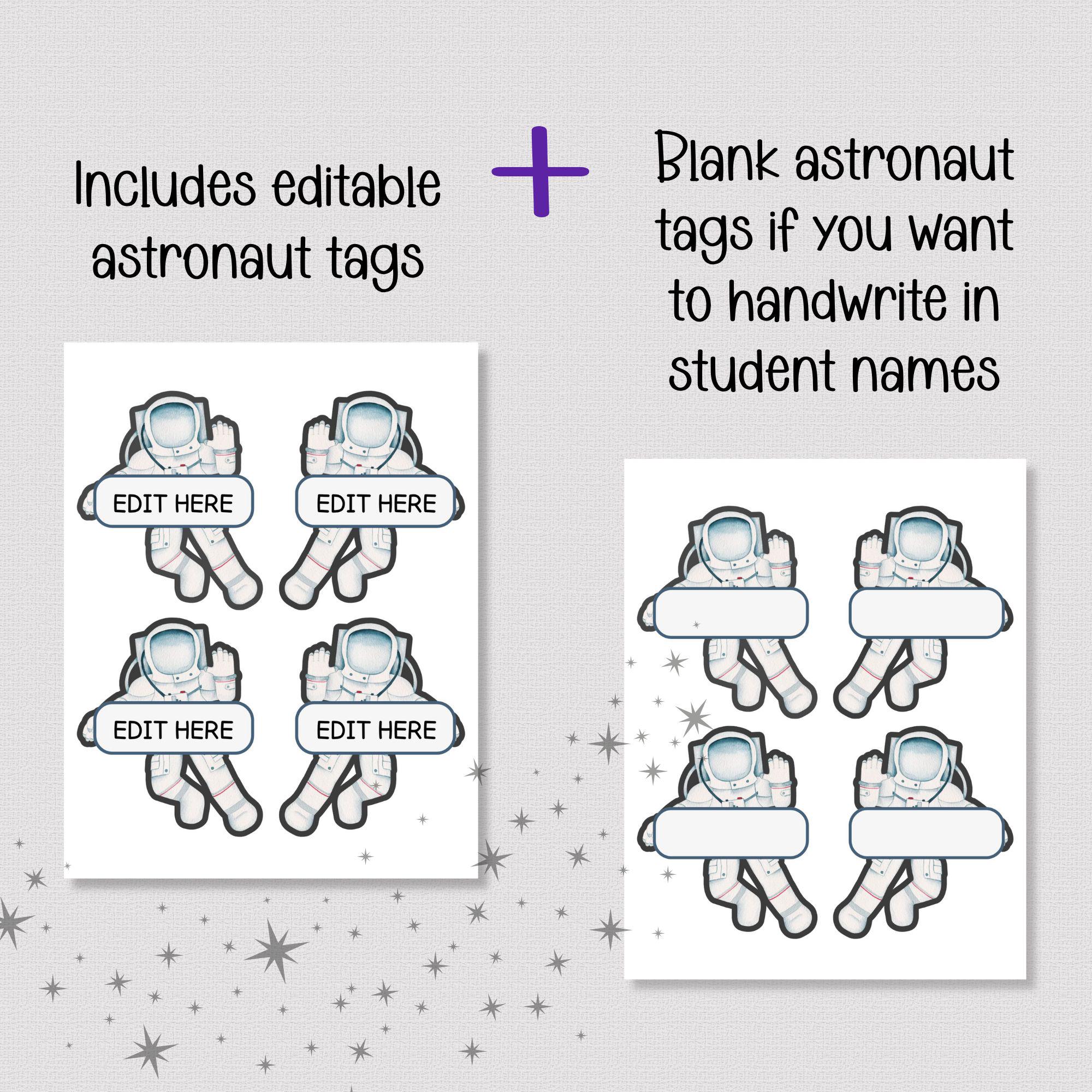 SPACE CLASSROOM JOBS Display, Printable Classroom Jobs Chart, Editable ...