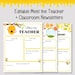 MEET THE TEACHER Bee Theme Newsletter Templates, Canva Template for ...