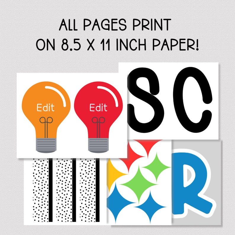 BACK TO SCHOOL Bulletin Board Kit, Welcome Bulletin Board for All ...