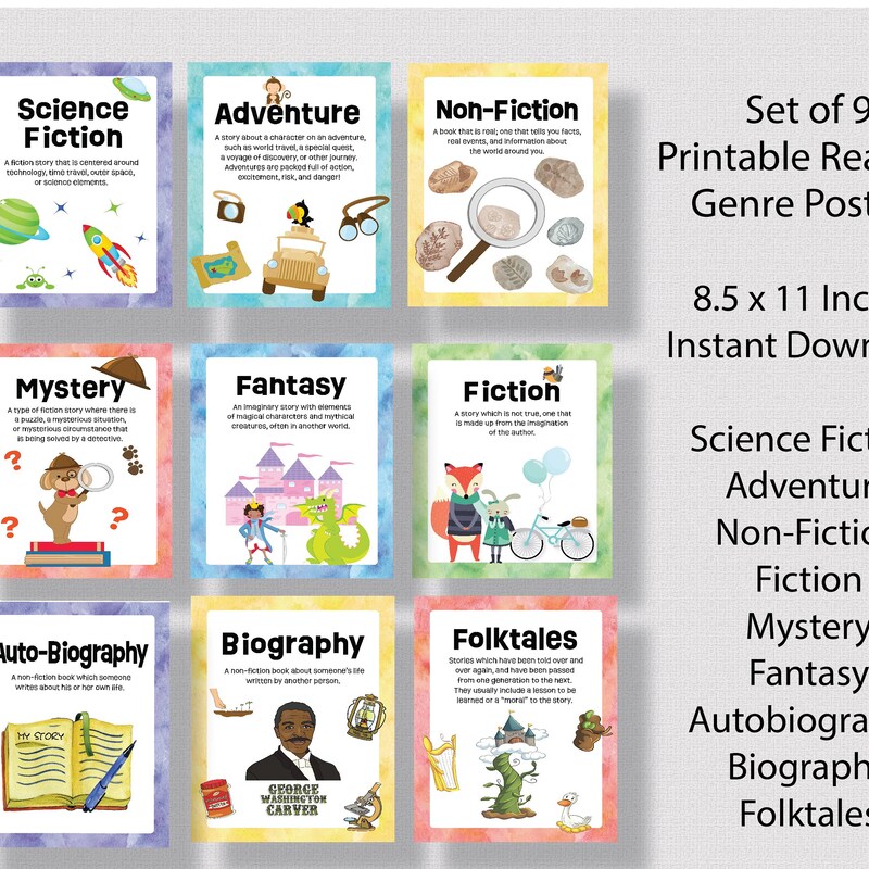 Literature Poster - Etsy