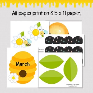 BEE THEME BIRTHDAY Bulletin Board, Editable Honey Bee Birthday Display ...