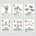 JUNGLE NUMBER POSTERS, Printable Safari Theme Numbers 1-20 With Tens ...