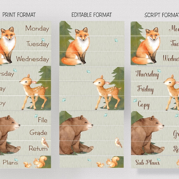 Woodland Theme - Etsy