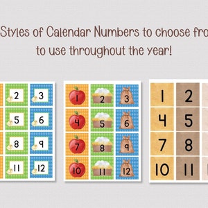 FARM THEME CLASSROOM Calendar, Printable Farm Calendar Bulletin Board ...