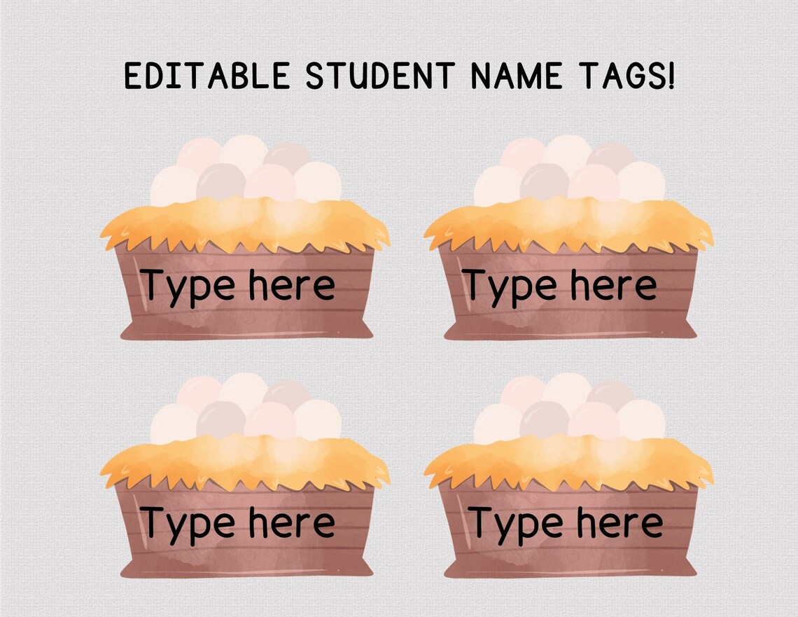 FARM THEME BACK to School Bulletin Board, Editable Farm Theme Bulletin ...